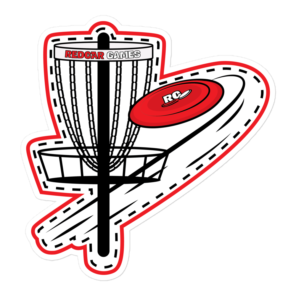 Flat Disc Golf Basket Decal – Freeze Tag Store